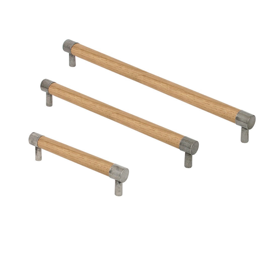 Milton Pewter and Oak Bar Handle | Finesse