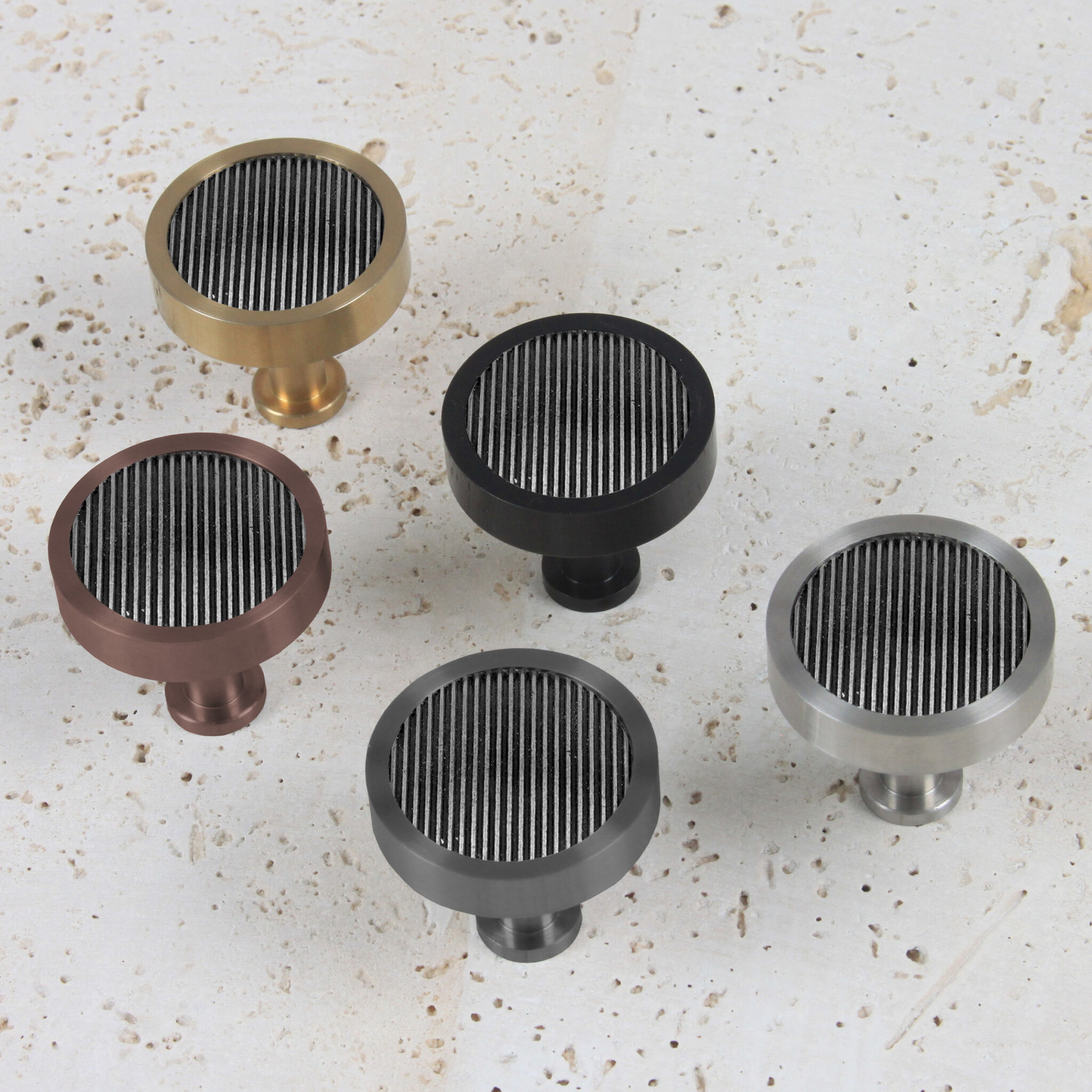 Immix Reed Pewter Cupboard Knob | Finesse Design