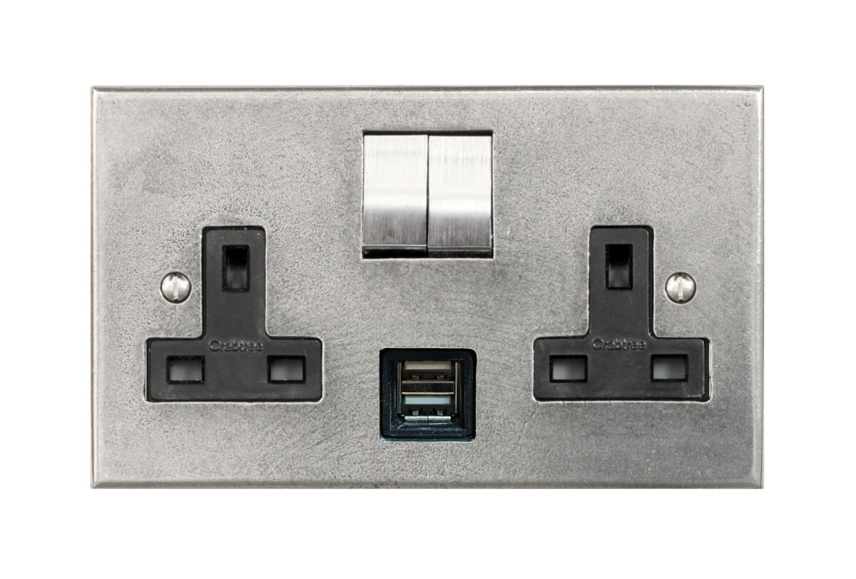 New Product: Pewter USB Switched Socket - Finesse